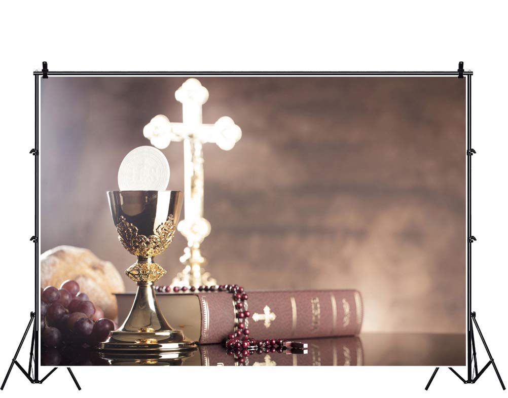 Buy YEELE 9x6ft Communion Backdrop Ancient Sacramen of Communion ...