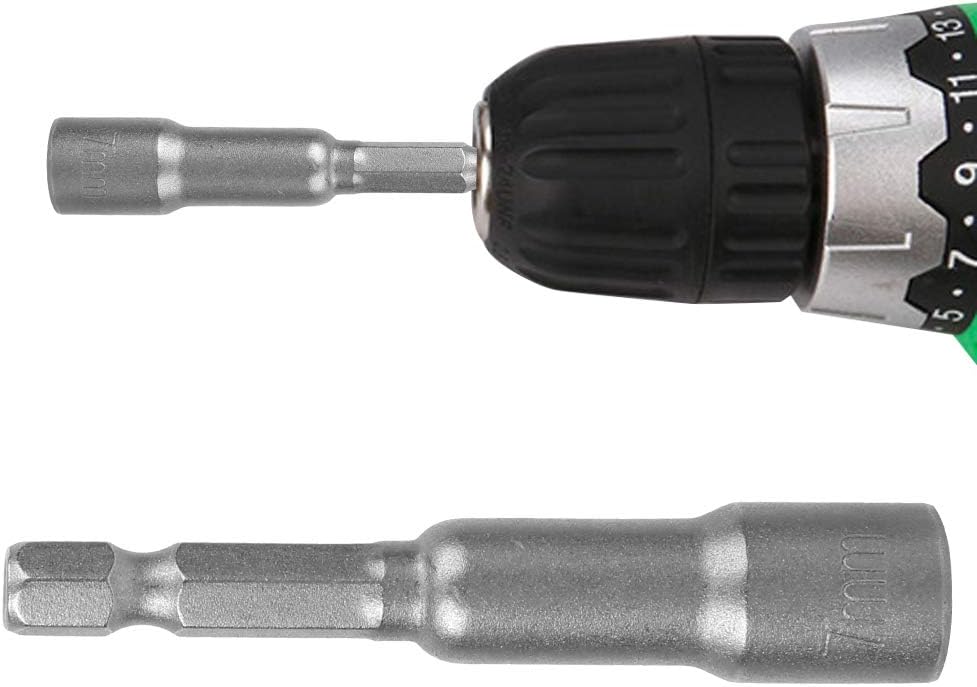 5Pcs Magnetic Hex Socket Tool, Hex Shank Drills Bits, Steel Electric ...