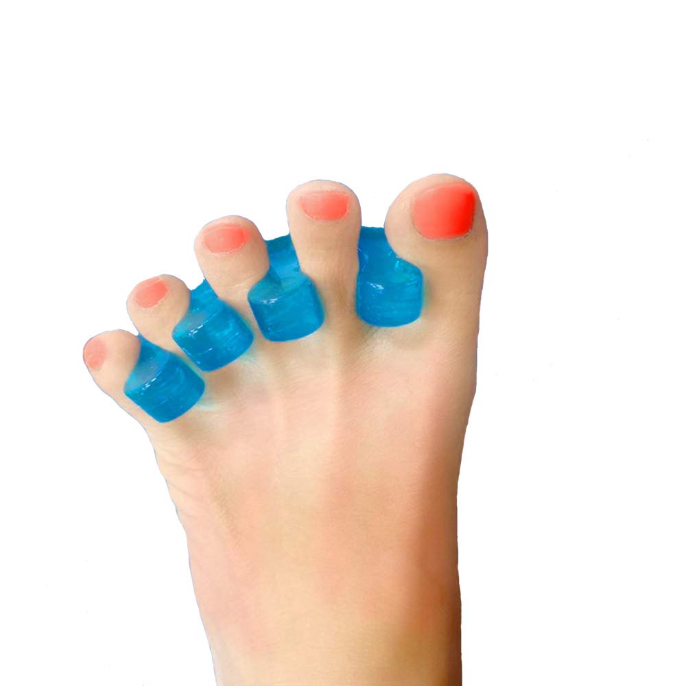 Snapklik.com : One Pair Yoga Toes Blue Toe Stretcher & Toe Separator ...