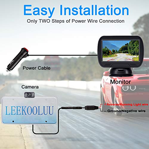 LeeKooLuu F03 HD Wireless Backup Camera Monitor Kit Digital - Want It All