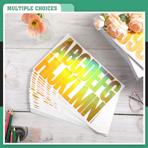 Snapklik.com : Qilery 32 Sheets 3 Inch Letter And Number Stickers Self ...