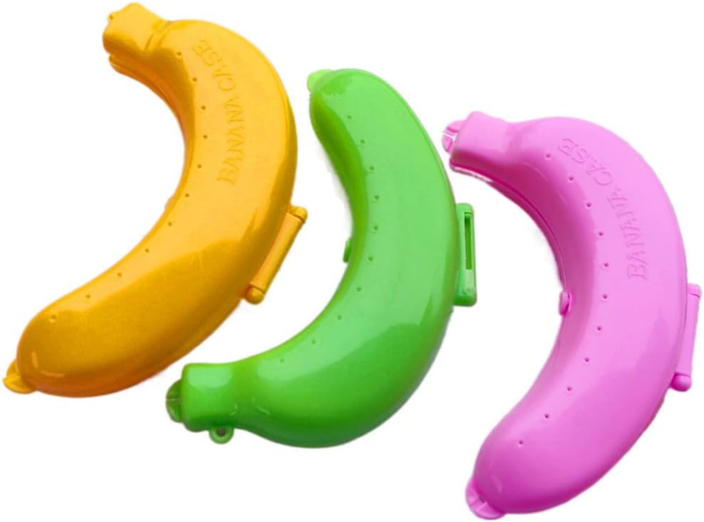 Amazon.com: SHAIDOJIO 3Pcs Banana Case, Cute Banana Protector Storage ...