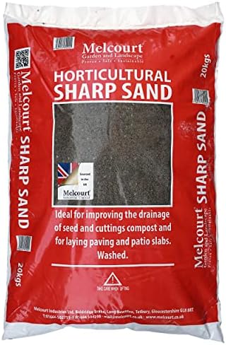 Melcourt Horticultural Sharp Sand | 20kg Bag | Land Based Washed Sand ...