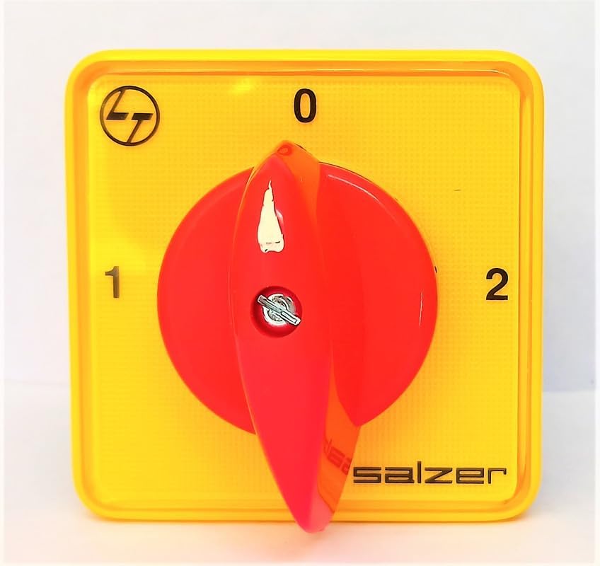 Salzer(L&T) 61152 32A 2Pole 2Way S32 32A Cam Operated Rotary Switch ...