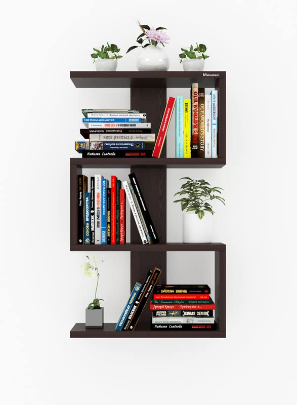 Mahaakaay Sumwud Sampy Engineered Wood Wall Mount Shelf Racks and ...