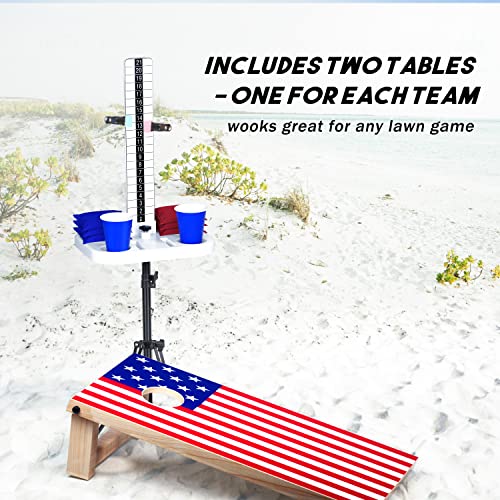 Teamaze Cornhole Scoreboard 2 Sets Cornhole Score Keeper with Drink ...