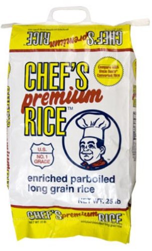 Amazon.com : Chef's Premium Boiled Rice, 25-pound : Rice Produce ...