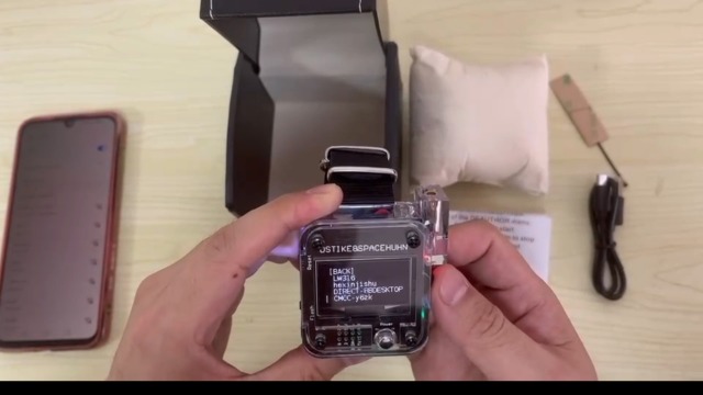 Watch WiFi Deauther Watch V3 product list, each function display. on ...