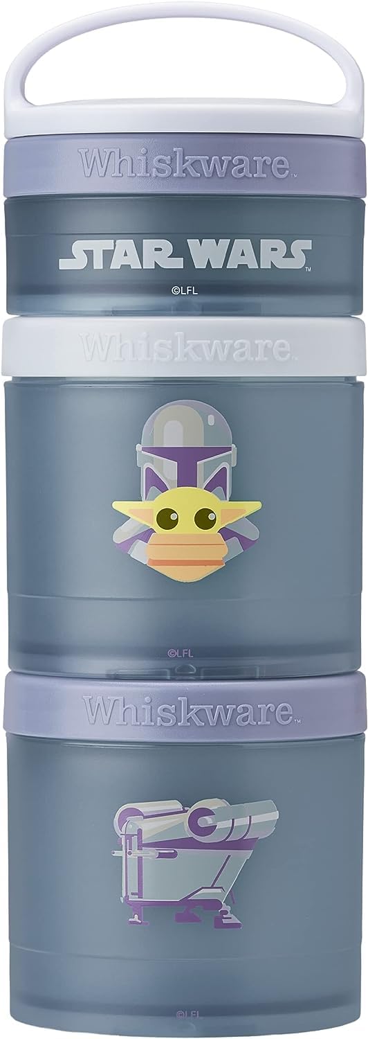 Snapklik.com : Whiskware Star Wars Stackable Snack Containers For Kids ...