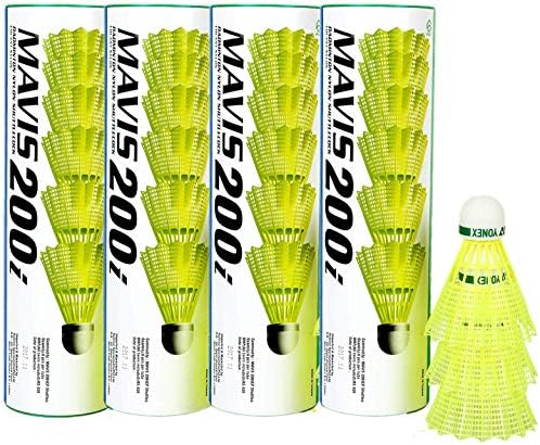 Yonex Mavis 200I Nylon Shuttlecock Combo (Set Of 2), Yellow : Amazon.in ...