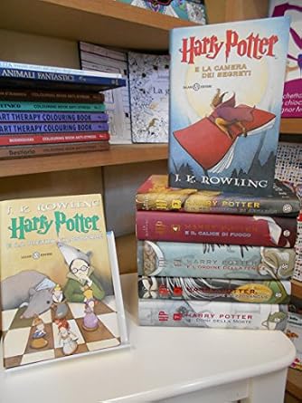harry potter 7 volumi collezione completa copertina rigida VECCHIA ...