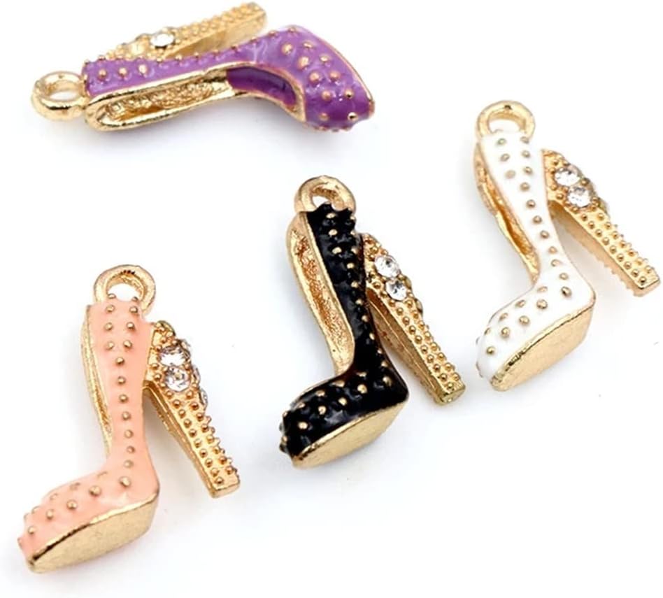 Amazon.com: AISIBO High Heel Shoe Pendants, 8PCS High Heel Shoe Charms ...