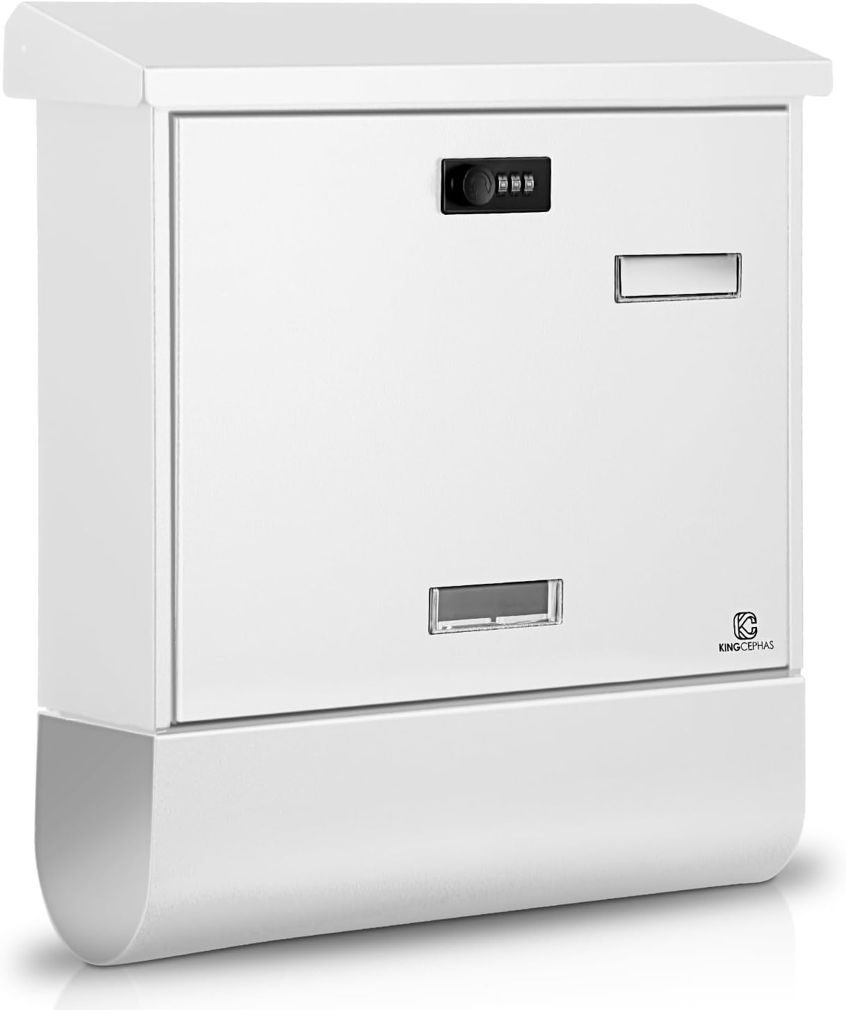 KINGCEPHAS Outside Wall-Mounted Mailbox with Combination Lock and ...