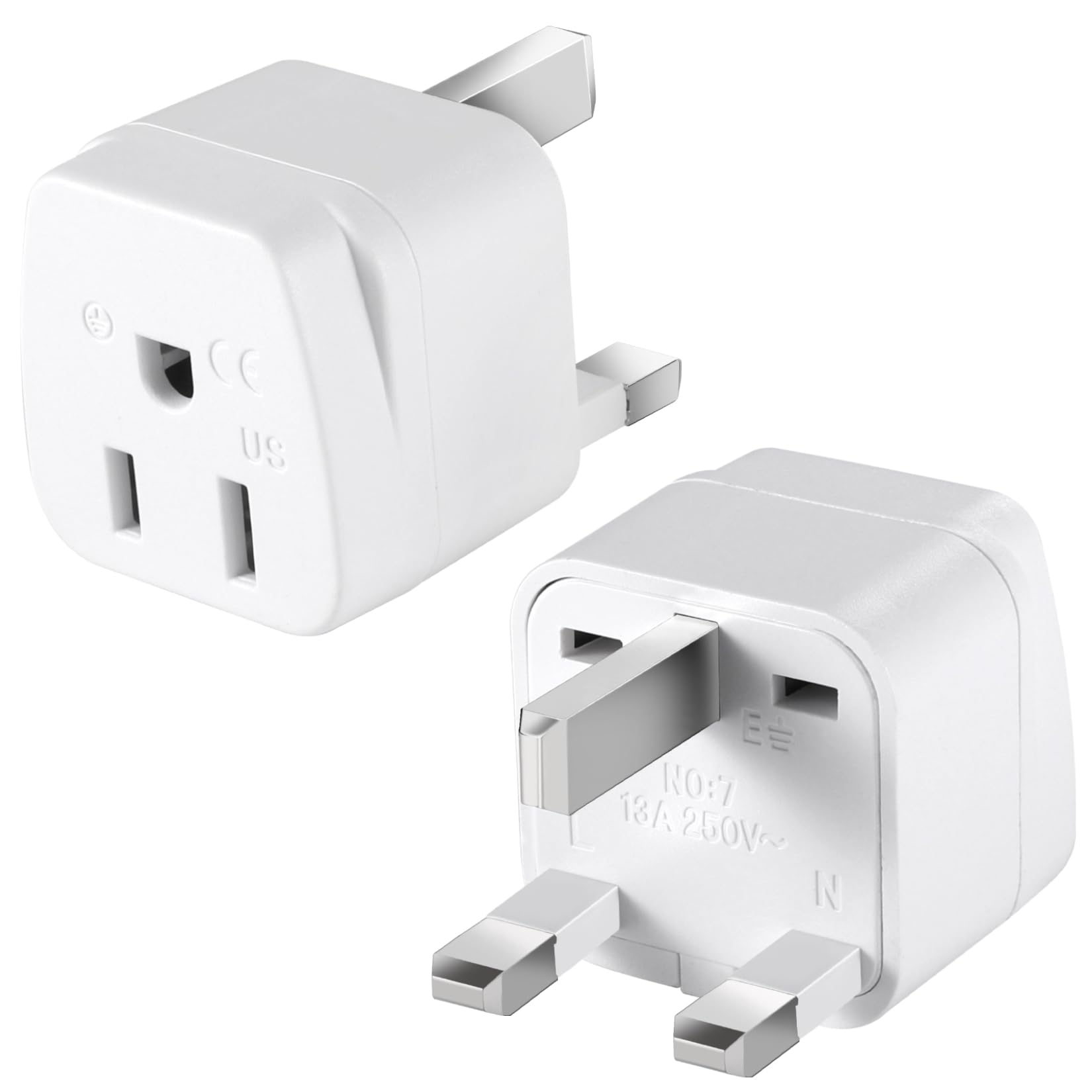 Amazon.com: 2 Pack US to UK Travel Plug Adapter, US to UK (Type G), 3 ...