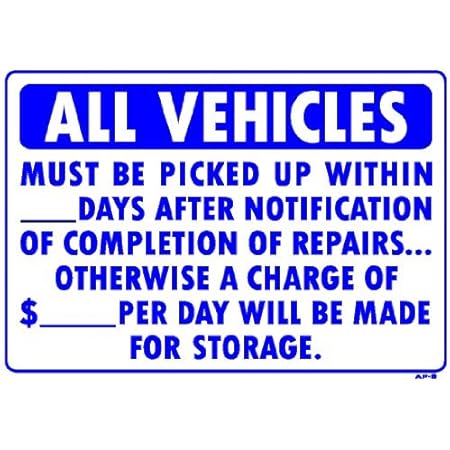 Amazon.com: AUTO BODY LABOR RATES 20x28 Heavy Duty Plastic Sign : Home ...