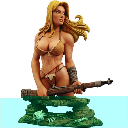 SHANNA THE SHE DEVIL 2006 Comic Con Exclusive Mini Bust by Diamond : Amazon.in: Toys & Games