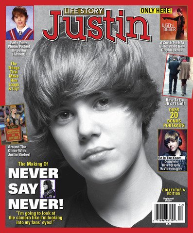 Life Story Justin Bieber - The Making of Never Say Never Collector's ...