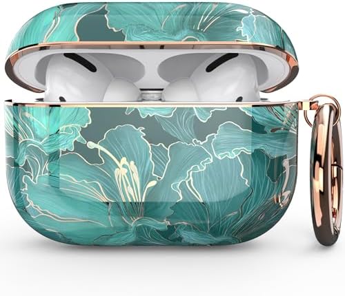 wenew case for Airpods Pro 2 Case, Flower Airpod Pro Slim Hard Case ...