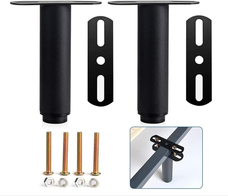 Toolzia Adjustable Bed Legs, Metal Retractable Heavy Duty Bed Center ...