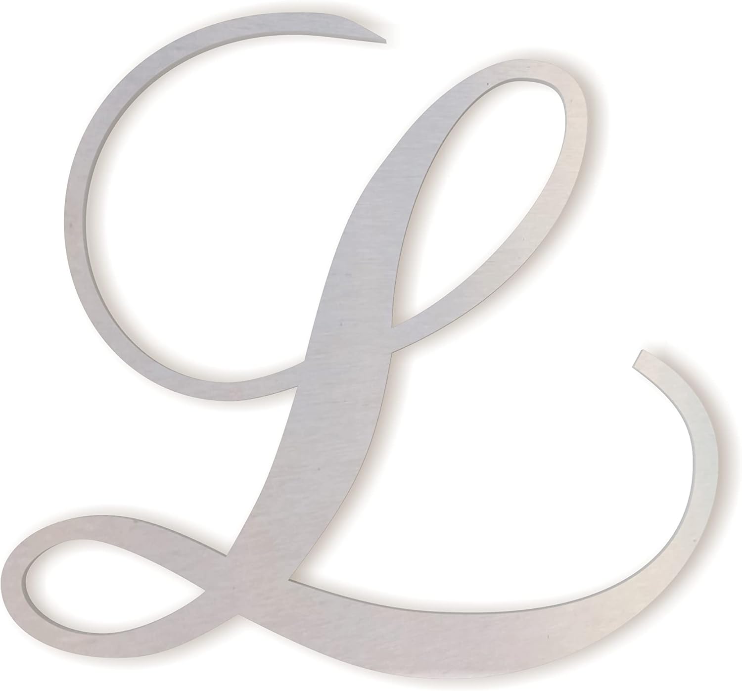 Amazon.com: Cursive Metal Letter L, for Front Door, for Above Crib, for ...