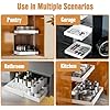 Amazon.com: HOUAEESIVE Space-Saving Expandable Pull out Cabinet ...