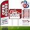 Amazon.com: Open House Signs Kit (45 Pcs), 1 Pack Open House Flag, 9 ...