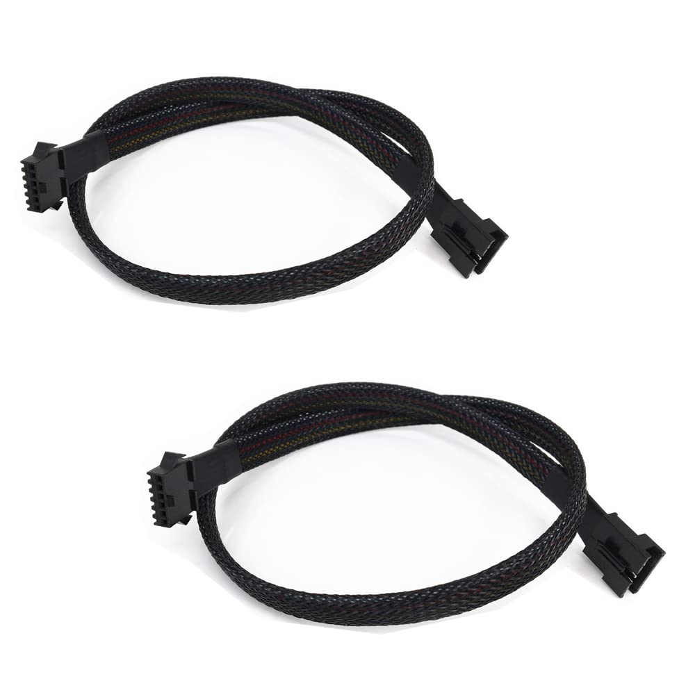 2 pcs/Pack 0.56M 1.84ft 6 Pin JST SM Male Female Plug LED Connector ...