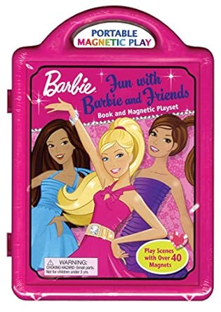 Fun with Barbie and Friends: Book and Magnetic Playset: Lombardi ...