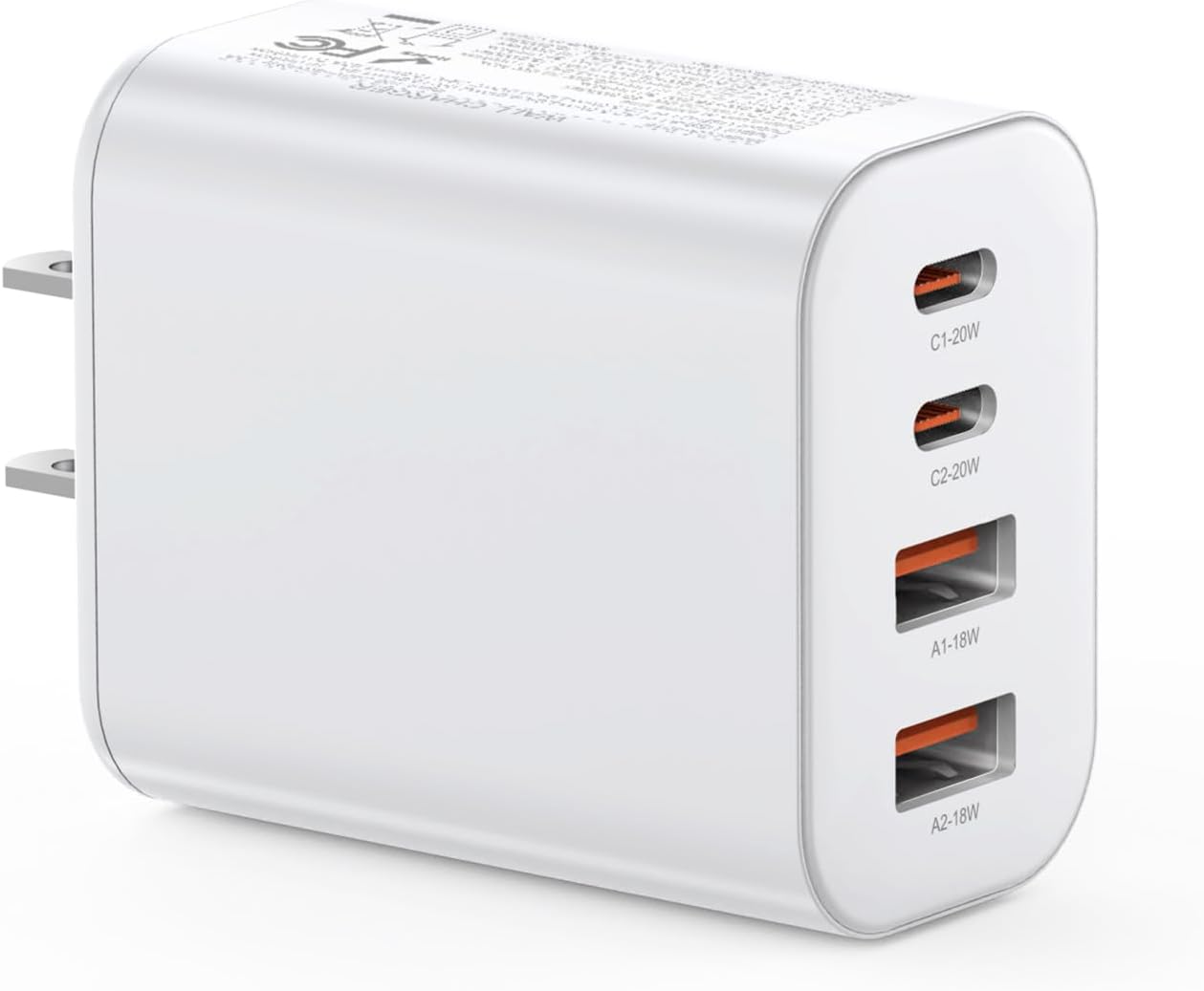 Amazon.com: Double USB C Fast Charger Block Compatible with Apple ...