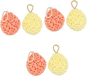 Amazon.com: Ipetboom 6 Pcs Ball Shower Scrunchie Body Wash Natural ...