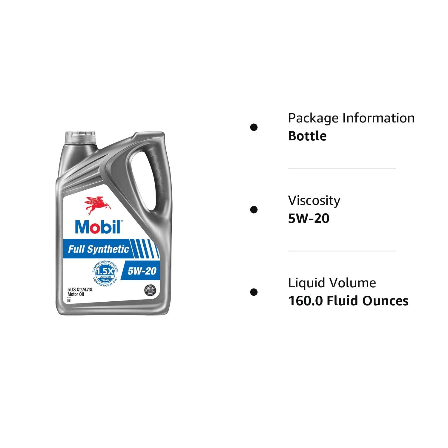 Snapklik.com : Mobil Full Synthetic Motor Oil 5W-20