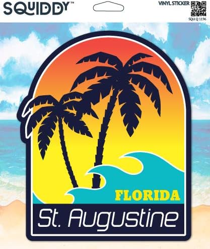 Amazon.com: Squiddy St. Augustine Florida - Vinyl Sticker Decal for ...