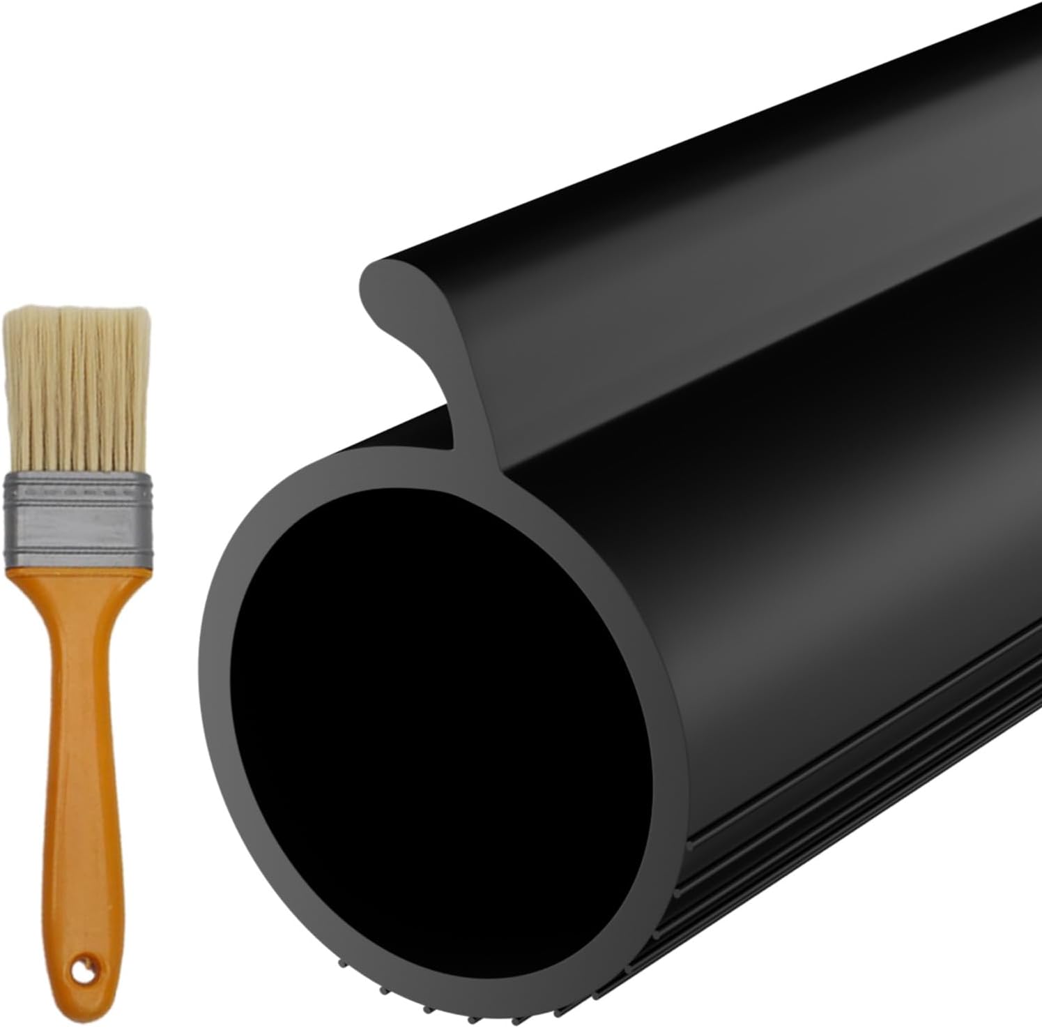 P-Bulb Bottom Weather Seal - Fits Overhead Door Models (16'4"), Gray ...