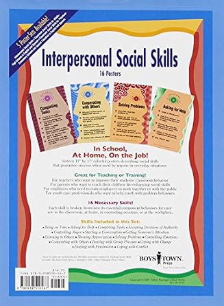 Interpersonal Social Skills Poster Set : Boys Town Press: Amazon.es: Libros