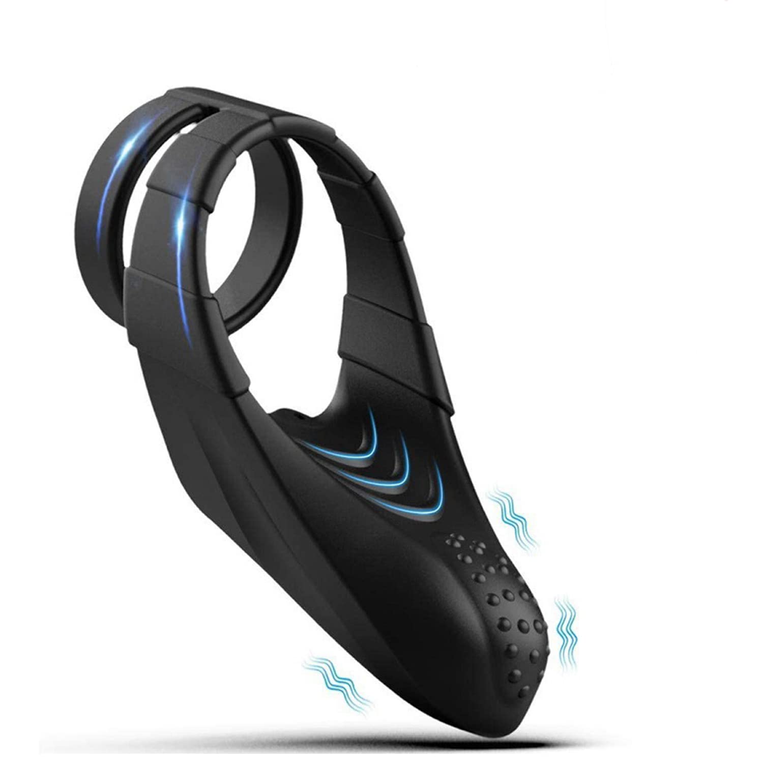 Electric Pocket Ring Toy Men's double ring strengthening muscle ...