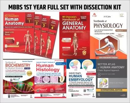 Buy MBBS First Year Student Medical Book Set for 1st year Students NEW ...