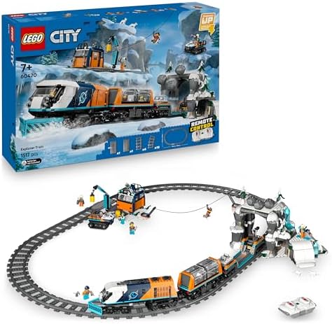 LEGO City Explorers’ Arctic Polar Express Train Set - incl. a Remote ...