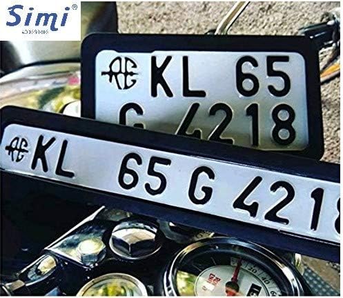 AUTOVEA Bike Number Plate Frames (Number Plate Holders) - Front and ...