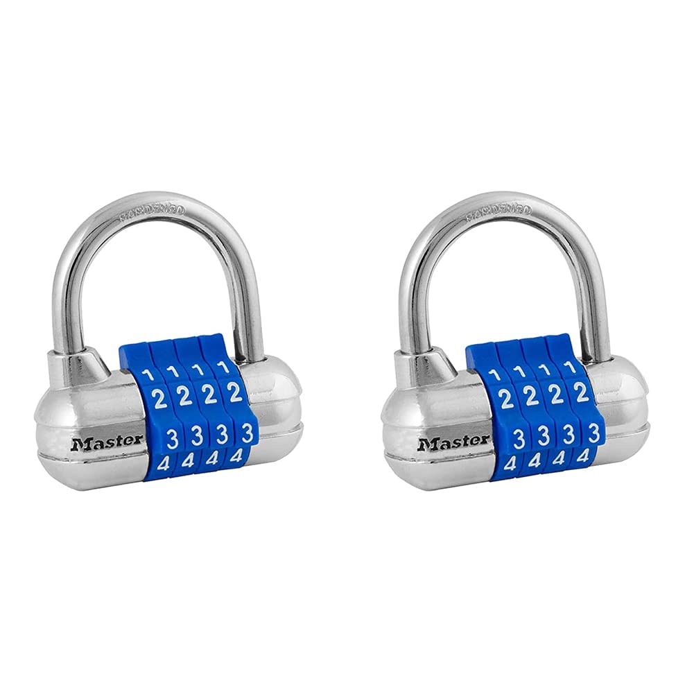 Master Lock 1523D Set Your Own Combination Padlock, 2 Pack, Color May ...