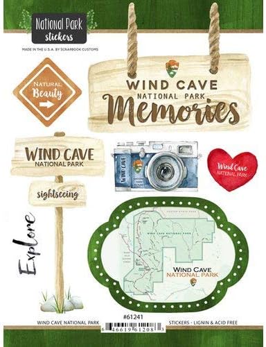 Amazon.com: Scrapbook Customs 61241 Wind Cave National Park South ...