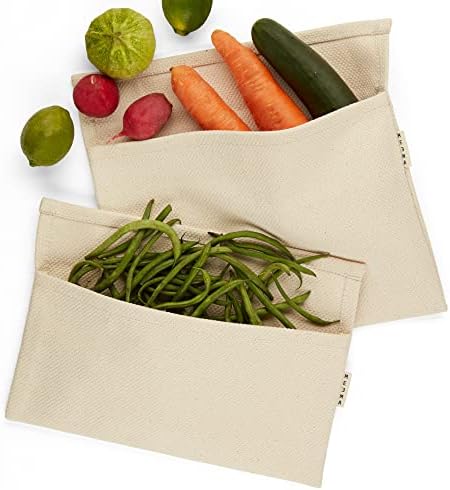 Amazon.com: VEJIBAG Extra Large | Certified Organic Cotton Vegetable ...