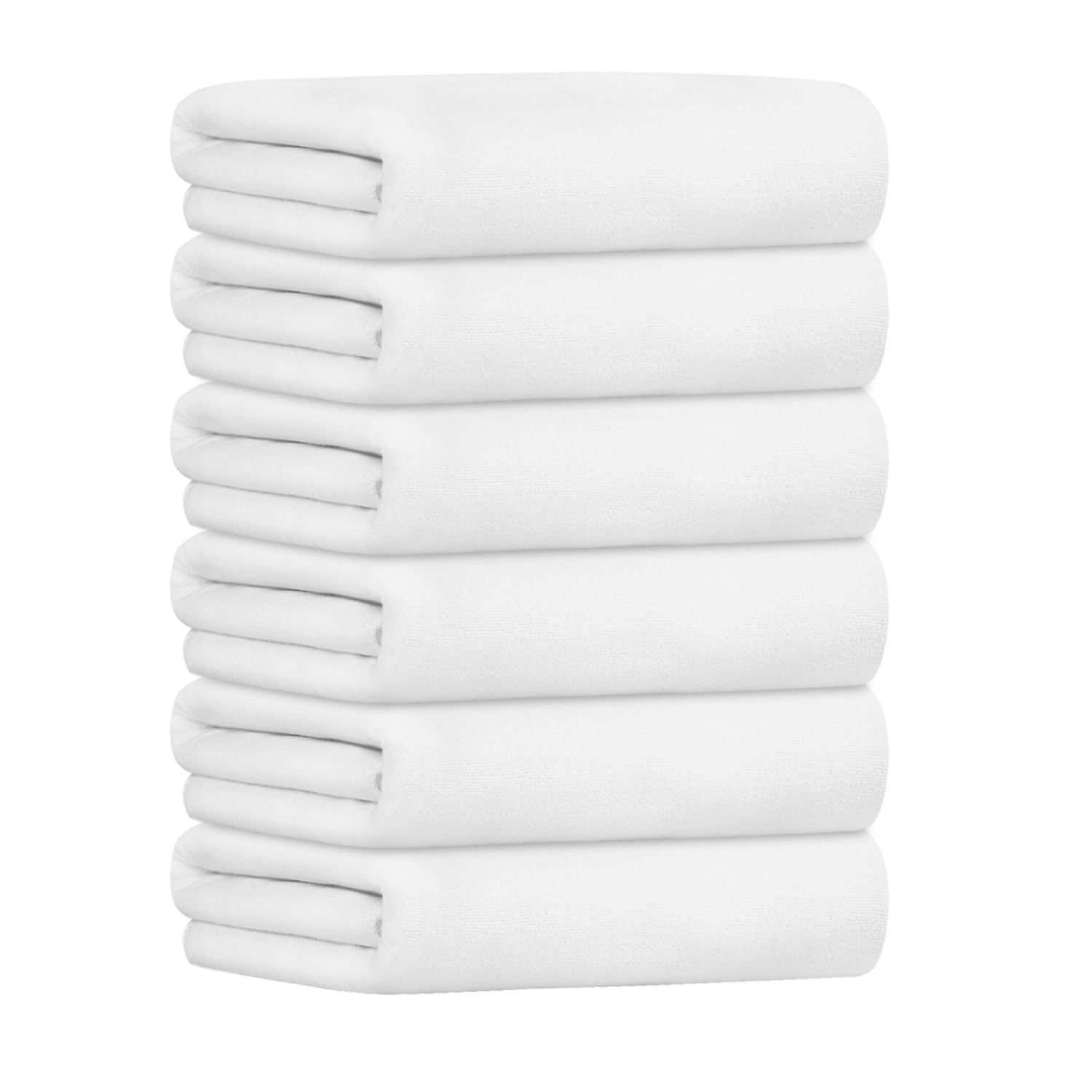 Amazon.com: JML Bath Towels, Large Microfiber Bathroom Towel Set 6 Pack ...