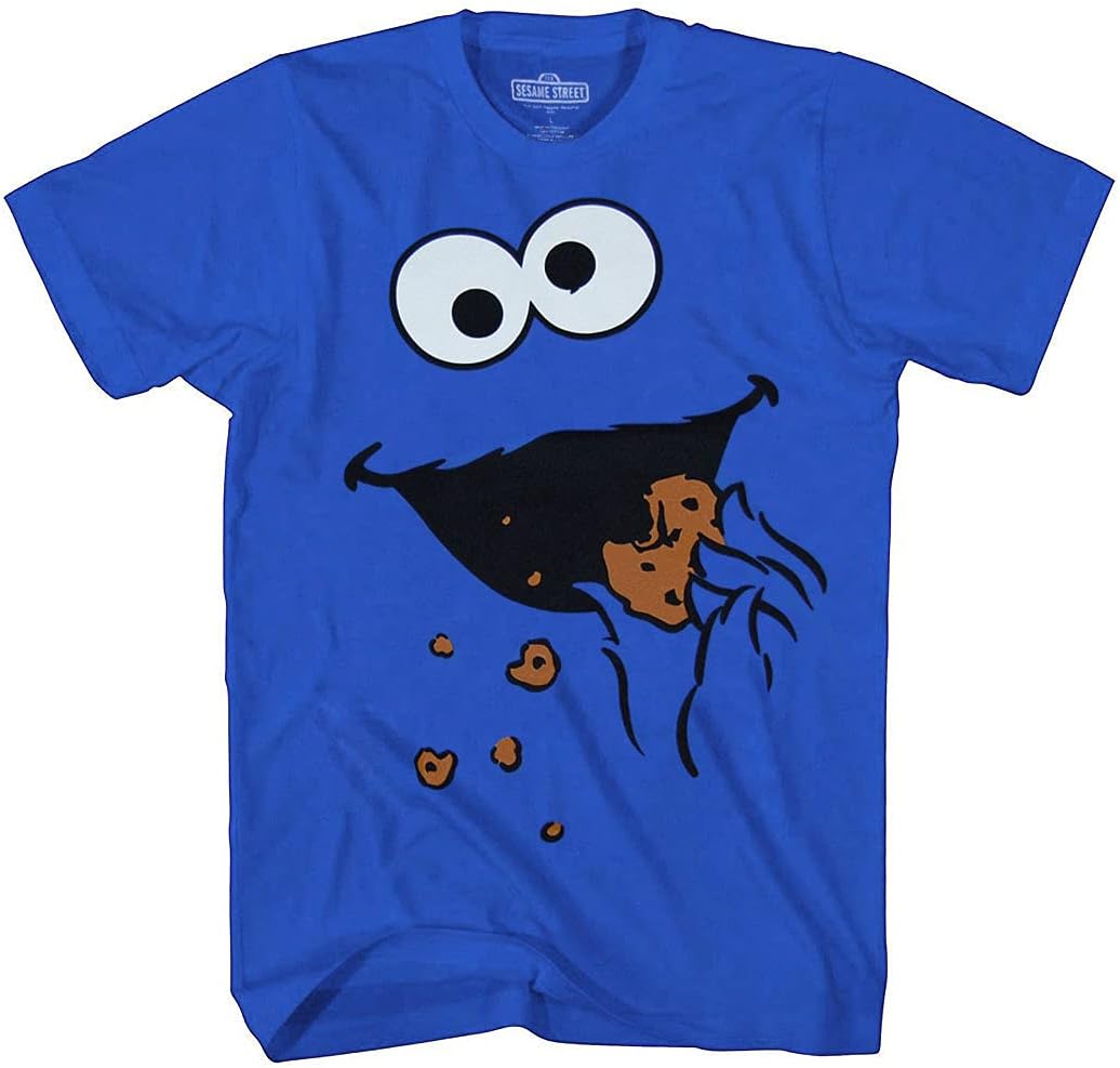 Amazon.com: Animation Shops Camiseta Cookie Monster More Cookies : Ropa ...