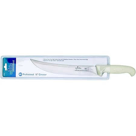 Amazon.com: Basics P94826 10" White Cimeter Steak Knife with ...