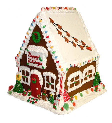 Amazon.com: Handmade Gingerbread House- Edible Enchanted Mansion ...