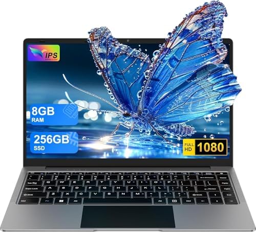 Amazon.com: 2025 14 Inch Laptop Computer Win 11 8GB+256GB SSD Up to 1TB ...