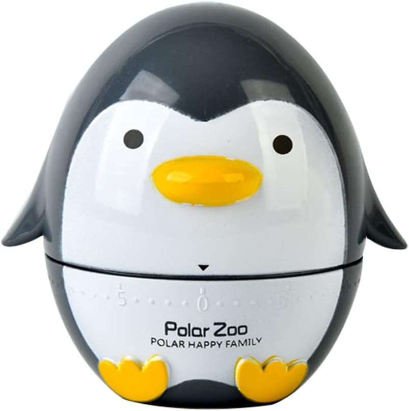 Amazon.com: Cute Penguin Cooking Egg Timer For Cooking -60 Minutes ...