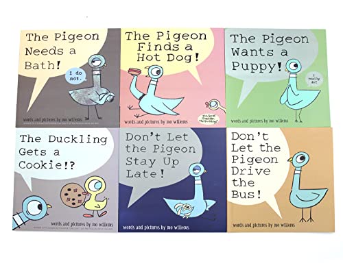 Abulaicey Mo Willems Pigeon Books Set Kindergarten Books Paperback Gift ...