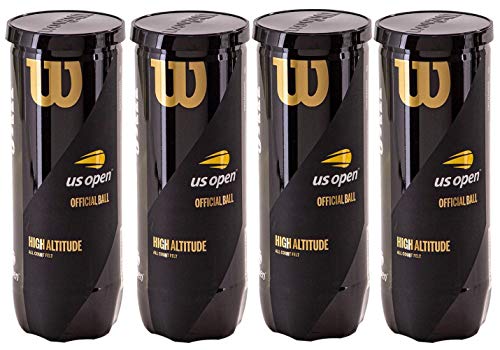Snapklik.com : WILSON US Open Tennis Balls - Hi Altitude, 4 Can Pack