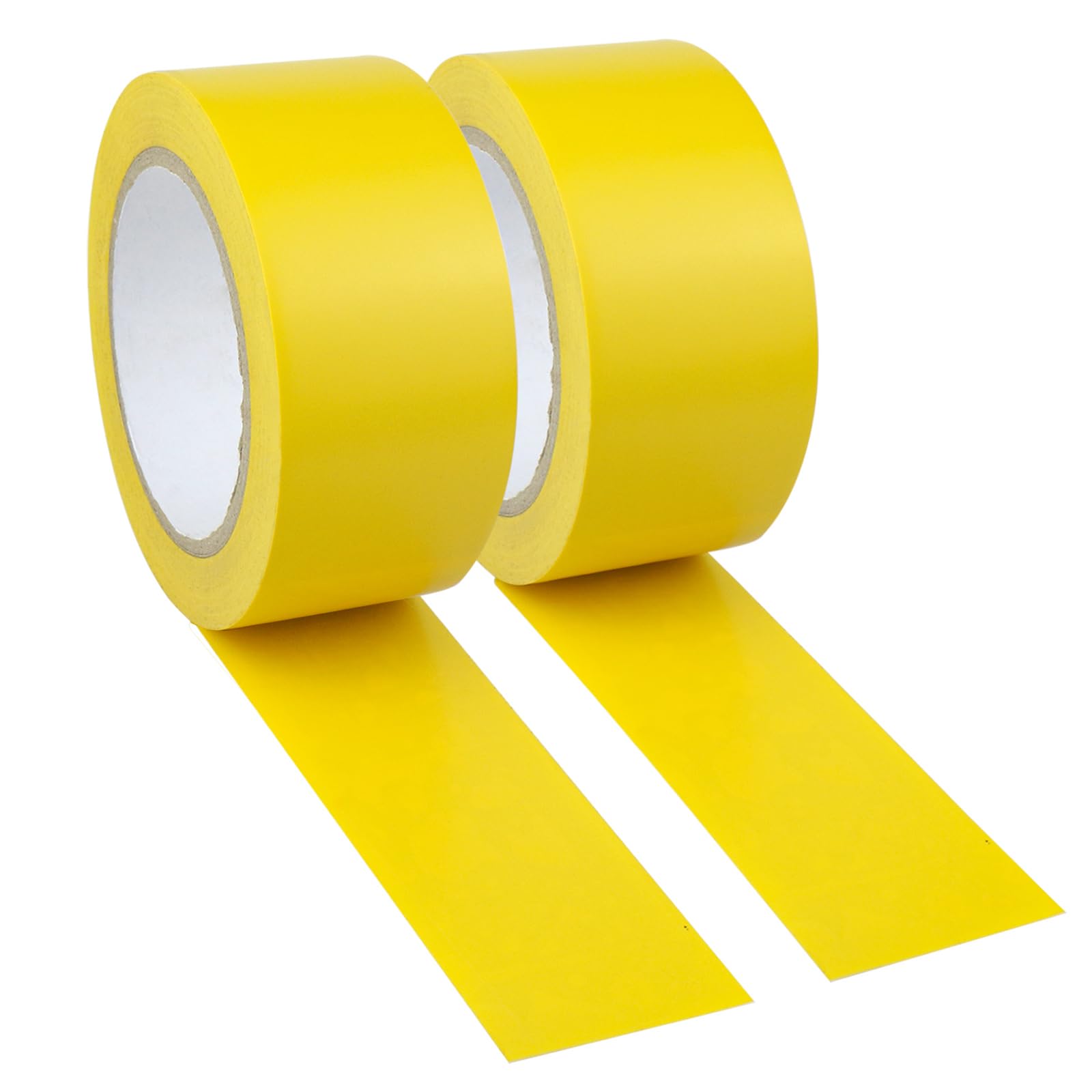 BOMEI PACK Yellow Safety Tape, Floor Hazard Marking Tape for Caution ...